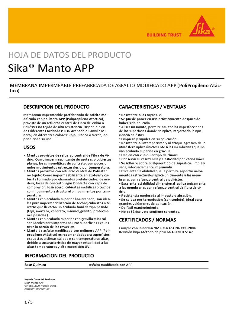 Sika-Manto-App 220929 103629 | PDF