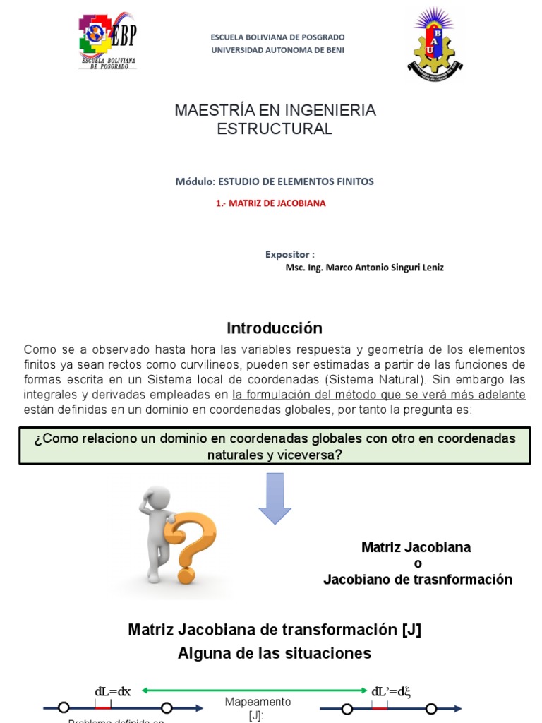5-Matriz Jacobiana (J) | PDF | Matriz (Matemáticas) | Función (Matemáticas)
