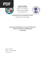 The Effects of Romantic Relationship in The Academic Performance of ...