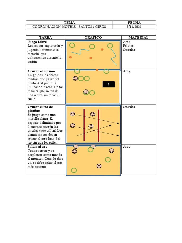 Fichas Sesiones 2122 | PDF | Pelota | Deportes