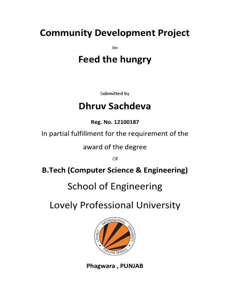 Dhruv Sachdeva CDP Project | PDF