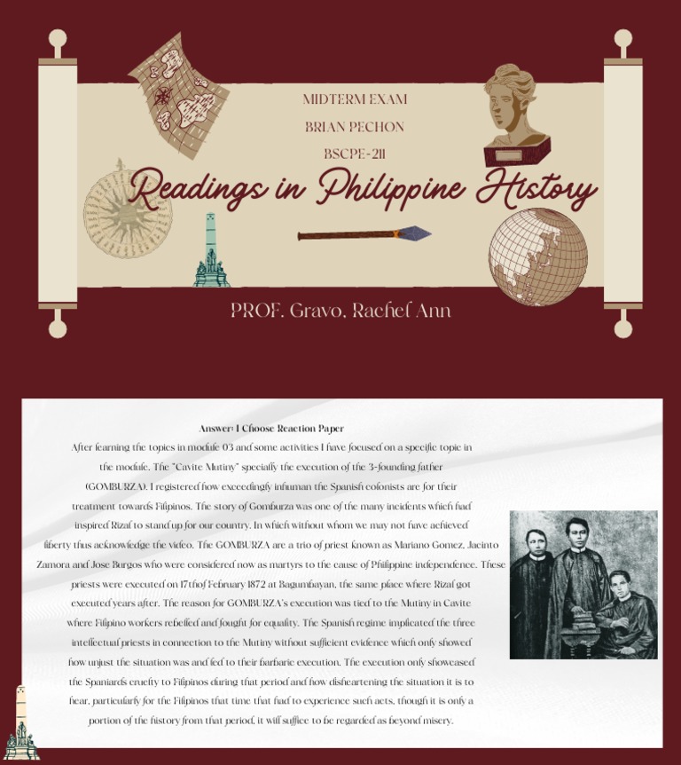 Simple Red and Beige Vintage Illustration History Report Presentation | PDF