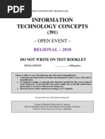 IT Fundamentals Practice Exam With Key Comptia 1 | PDF