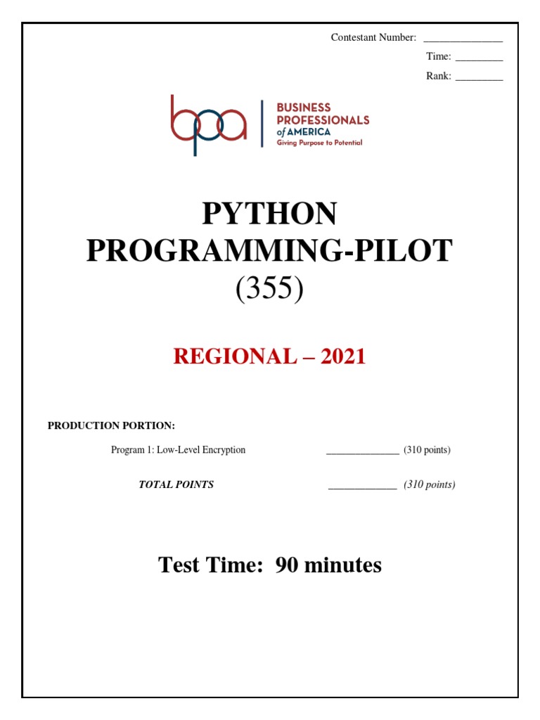 355 - Python Programming - R - 2021 - PILOT | PDF | String (Computer ... 355 - Python Programming - R - 2021 - PILOT | PDF | String (Computer ...