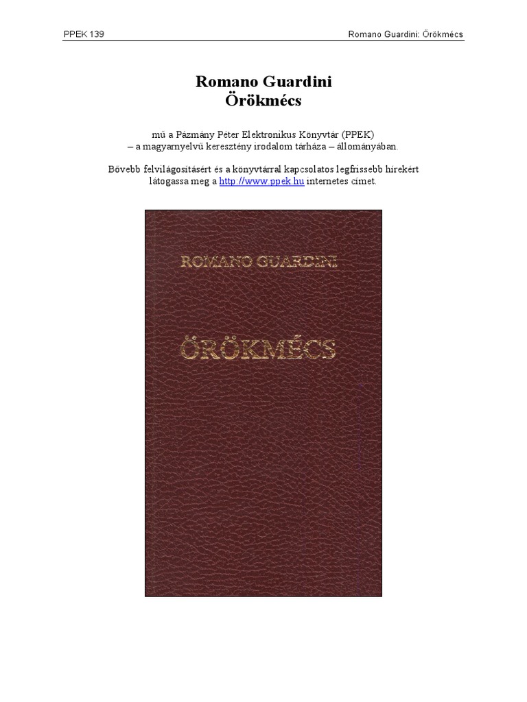 Romano Guardini Orokmecs | PDF