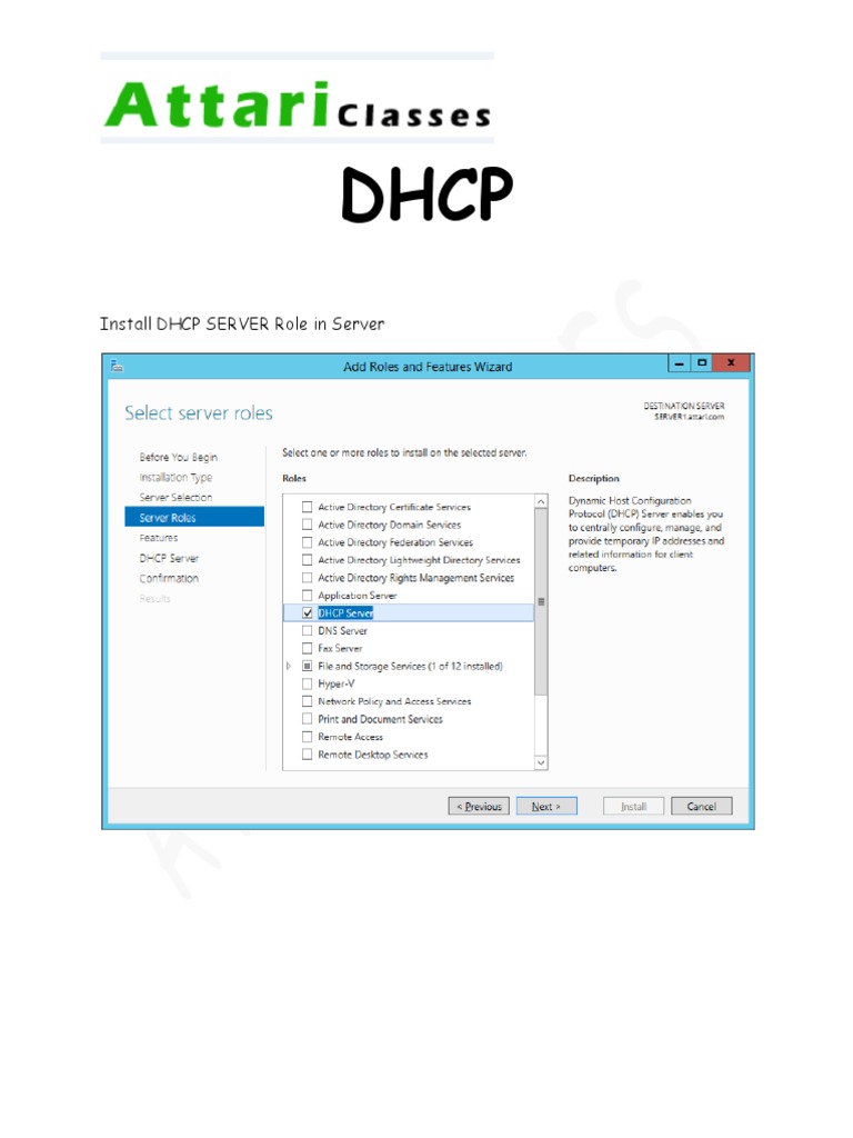 08 DHCP | PDF