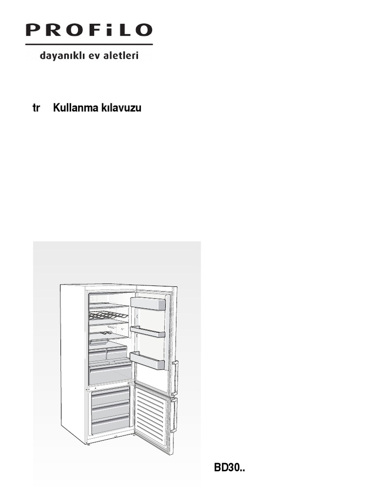 Profilo BD3056I3AN Fridge-Freezer | PDF