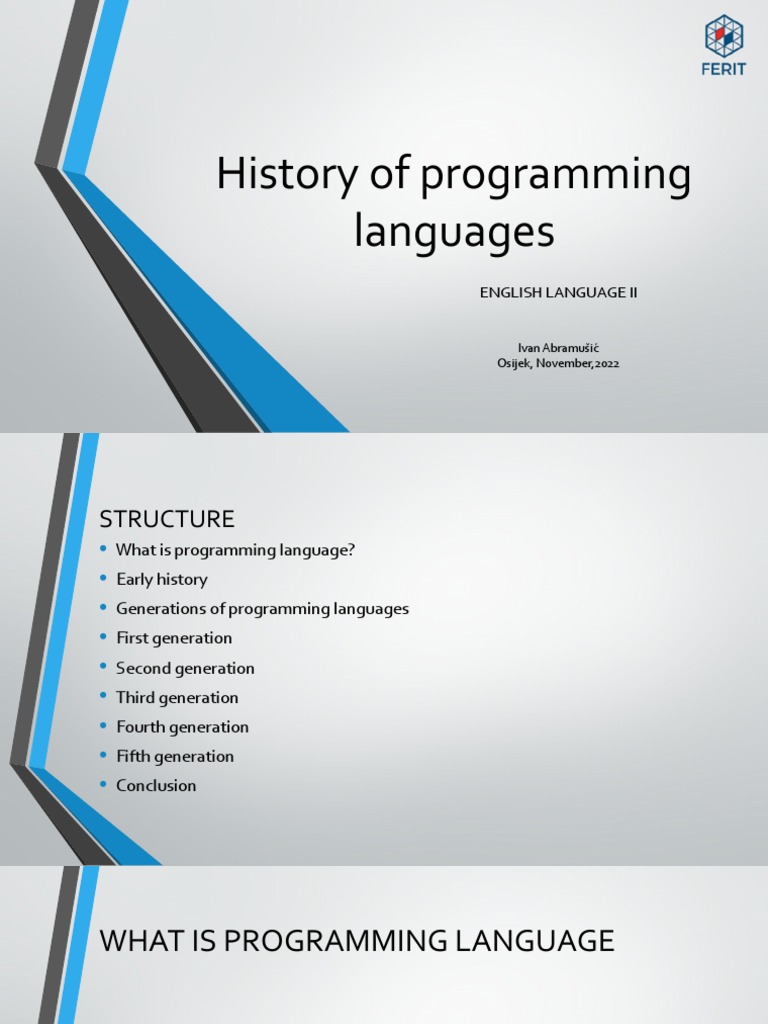 Evolution of Programming Languages | PDF