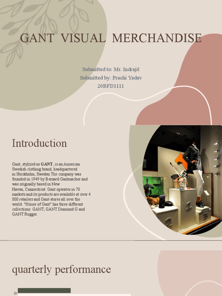 Gant Visual Merchandise | PDF | Electronic Business | Computing