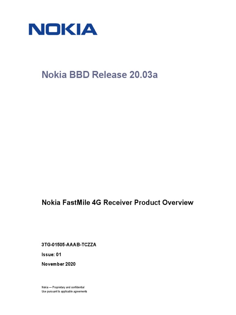 Nokia - Fast - Mile - User Manual Part 1 5024260 | PDF
