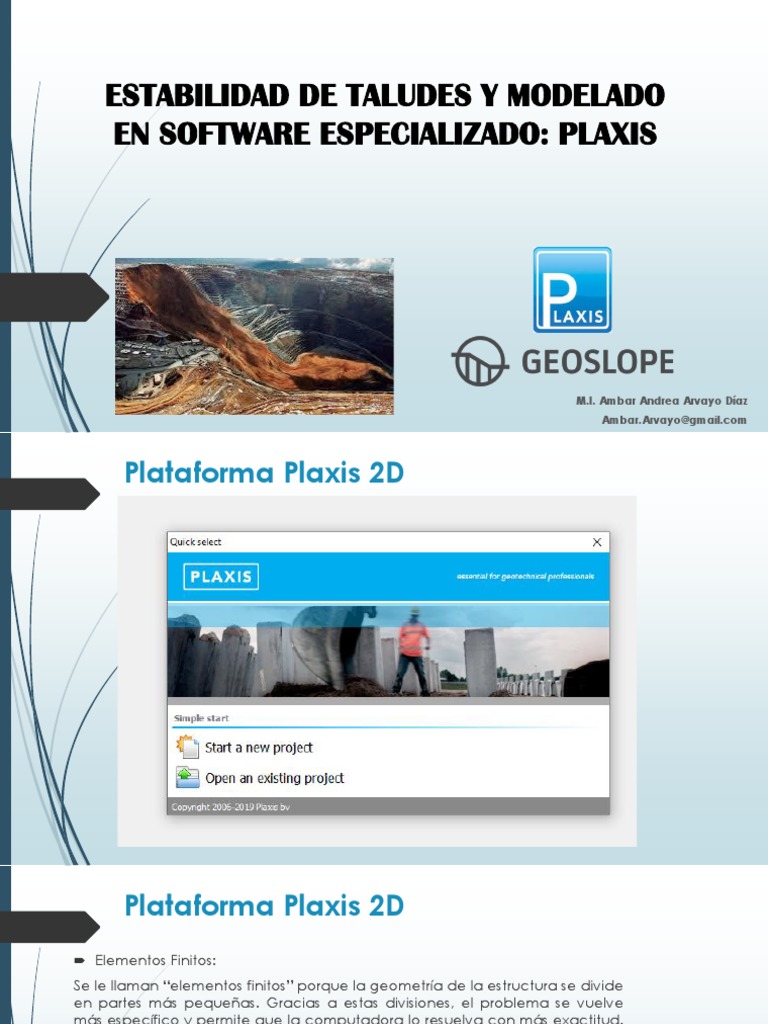 Estabilidad de Taludes Plaxis | PDF