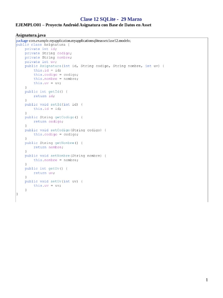 Clase Sqlite Android Pdf