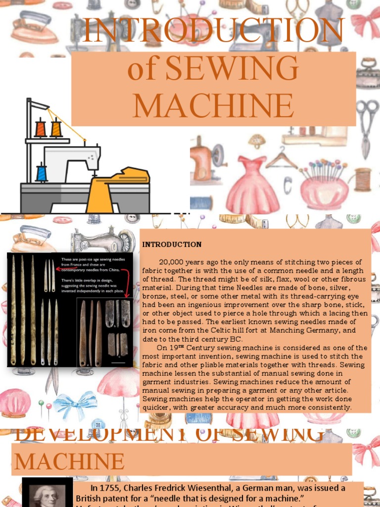 Introduction to Sewing Machines | PDF | Sewing Machine | Sewing