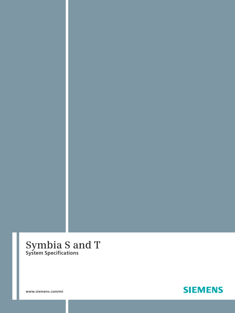 Symbia T Spec Sheet 2010 - 1800000001977049 | PDF