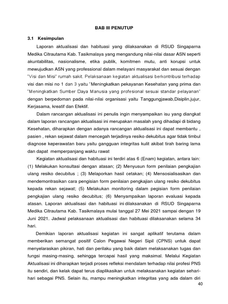 11.bab Iii Penutup | PDF