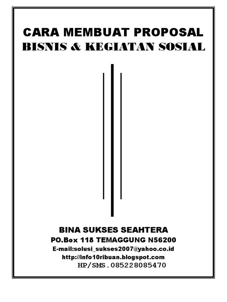 Cara Membuat Proposal Bisnis | PDF