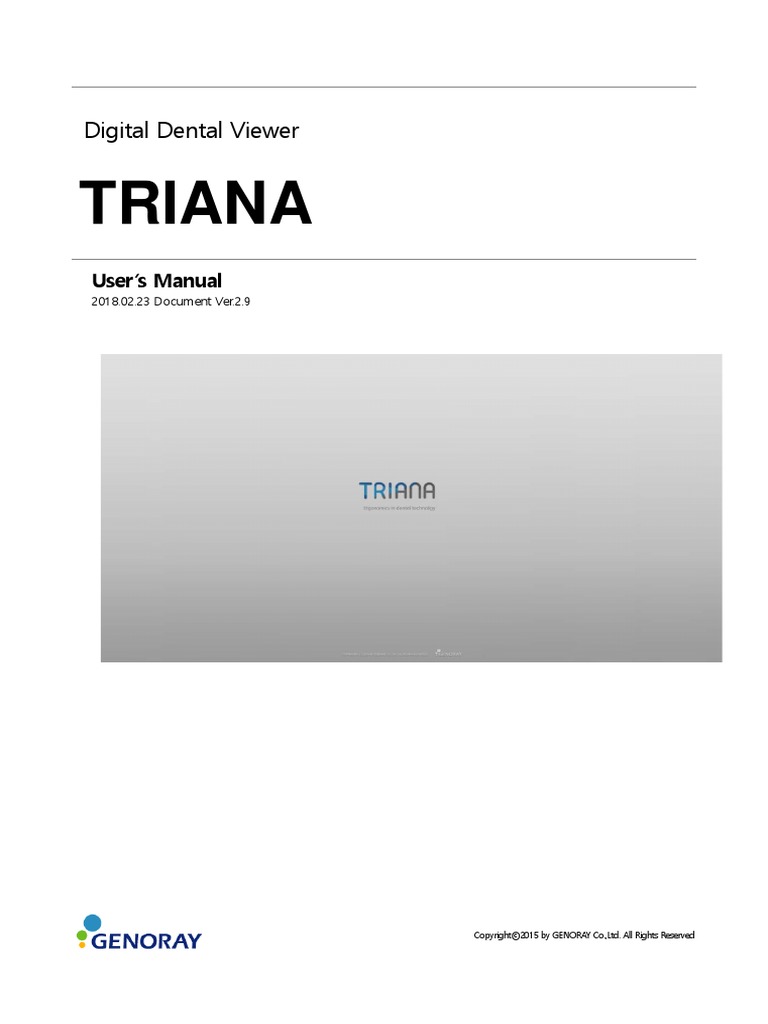 Triana Software Manual | PDF | 3 D Computer Graphics | Window (Computing)