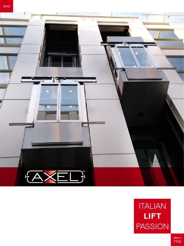 Axel - Catalogo 2022 - EnG | PDF | Elevator | Electric Motor