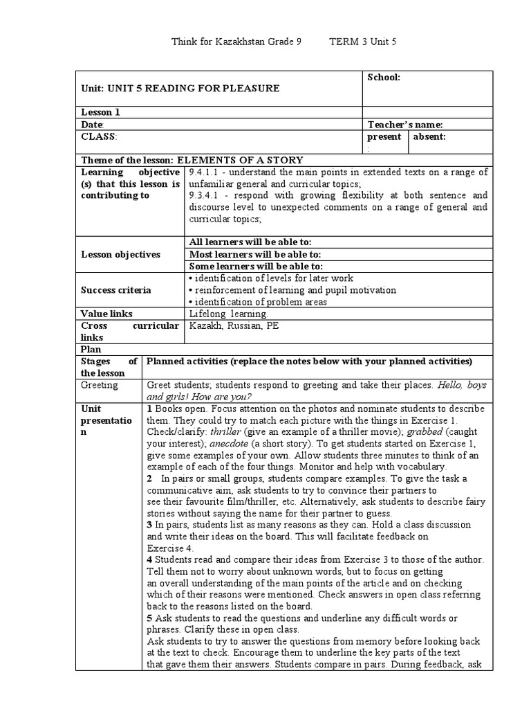 Think 9 Unit Pdf Learning Educational Technology