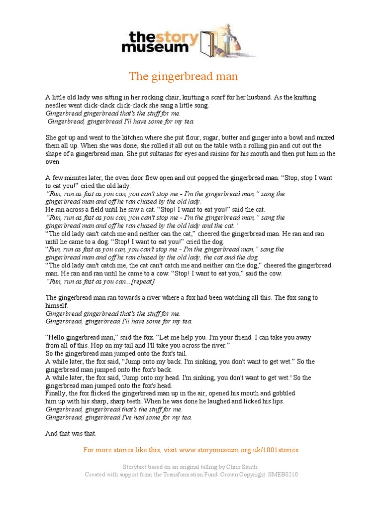 The Gingerbread Man | PDF