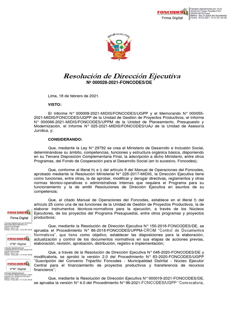 Rde #000028-2021-Foncodes-De | PDF