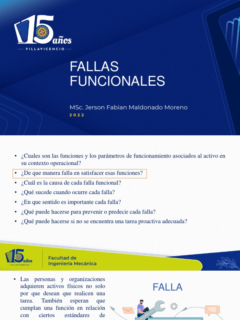 Clase 19 - Fallas Funcionales | Descargar gratis PDF | Falla (geología)