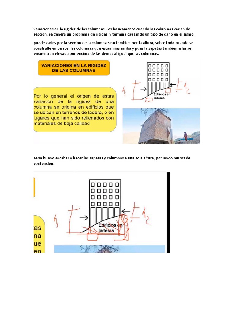 Variaciones en La Rigidez de Las Columnas | PDF | Rigidez | Viga (Estructura)