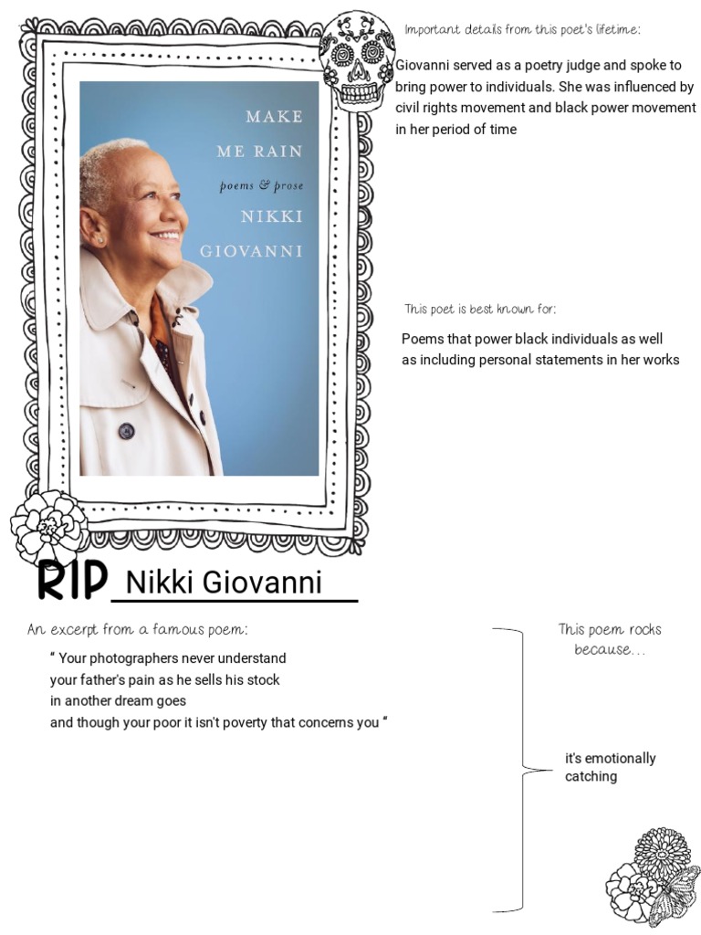 Nikki Giovanni: Poet of Empowerment | PDF