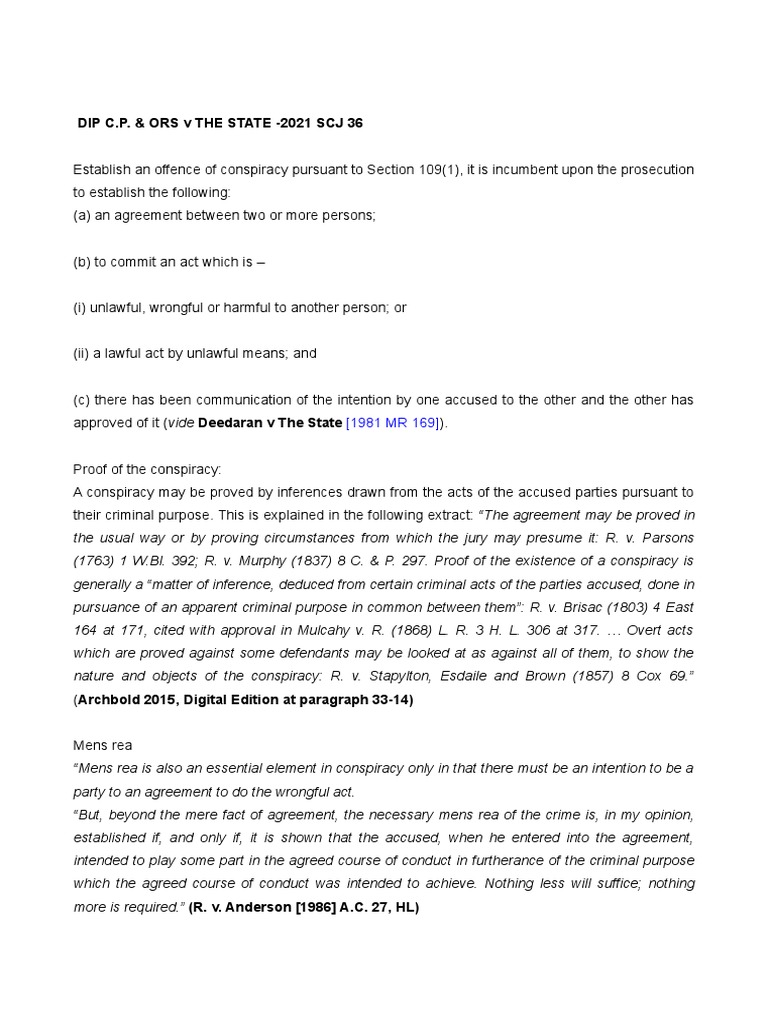 Conspiracy | PDF