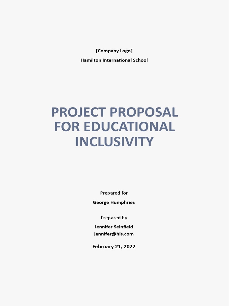 Sample School Project Template | PDF