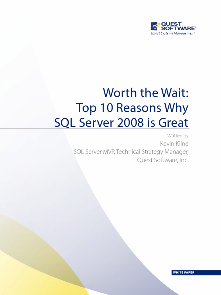 SQL 2008 WPD-WorthTheWait | PDF | Language Integrated Query | Microsoft Sql Server