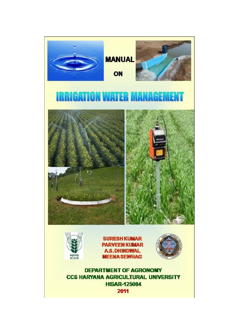 Irrigation Water Management | PDF | Soil | Capacitance