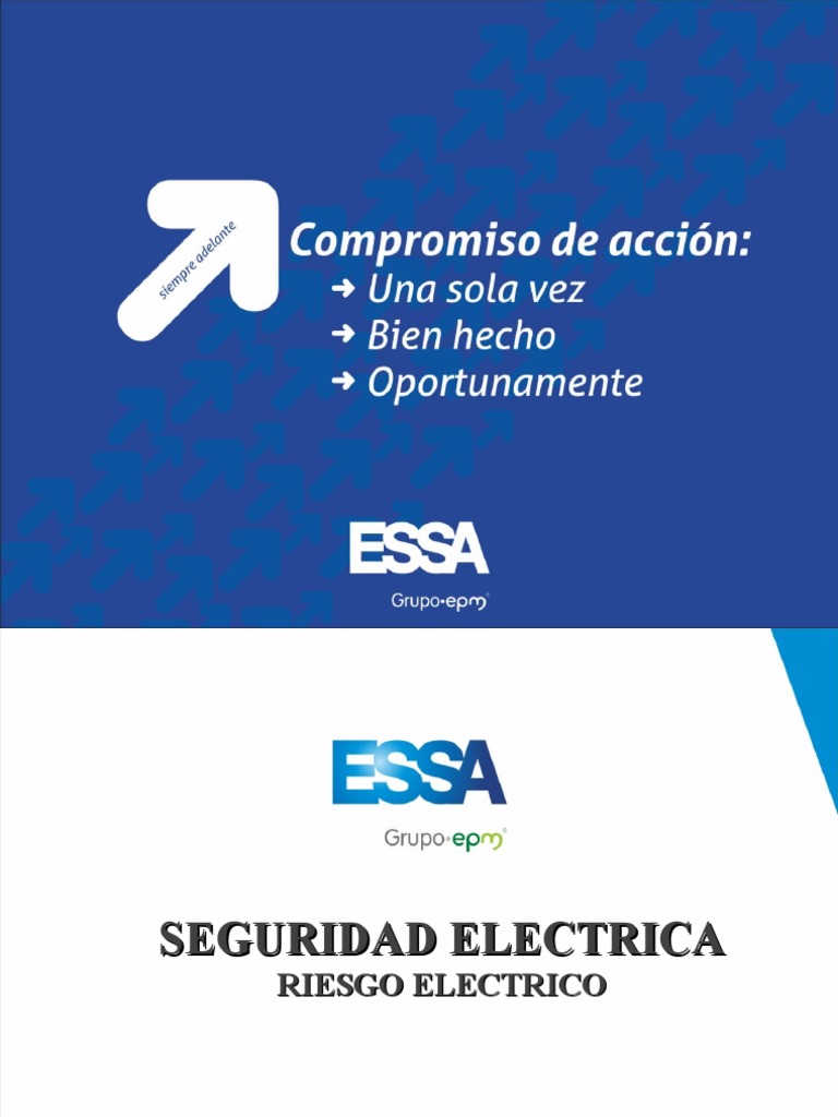 Presentacion ESSA Sobre Riesgo Electrico | PDF