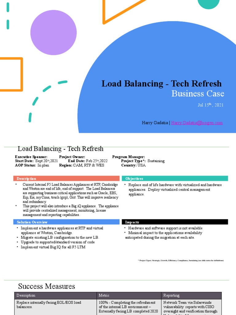 Load Balancing-Tech Refresh-Coursea | PDF