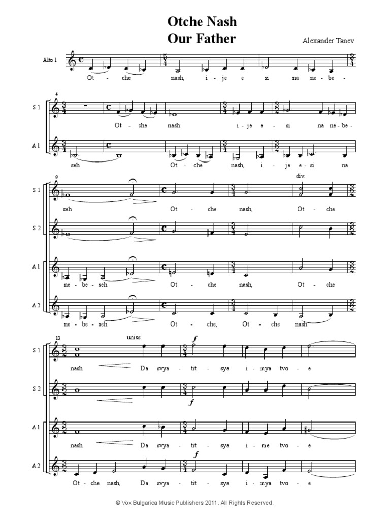 Alexander Tanev-Otche Nash | PDF