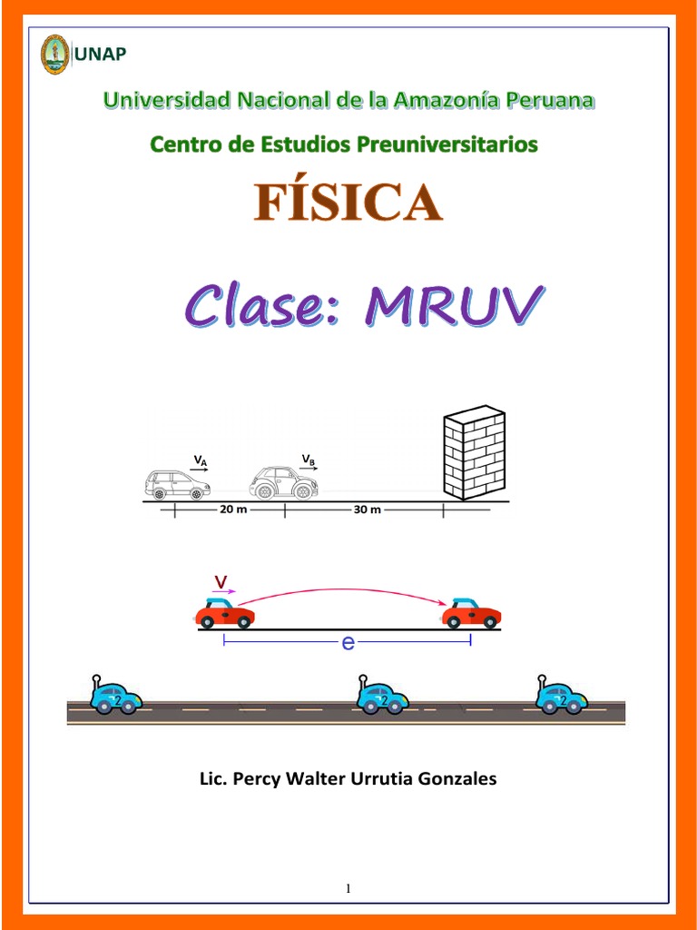 Tema 2 MRUV - Fisica - 035418 | PDF