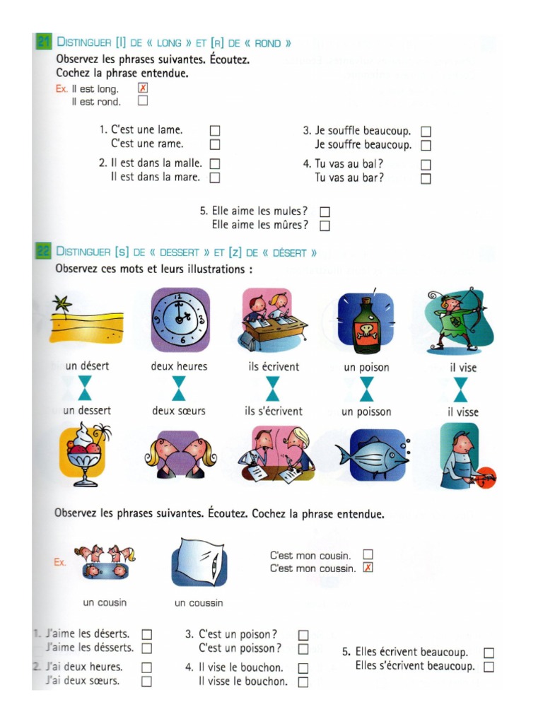 Discrimination Auditive Z Et S | PDF