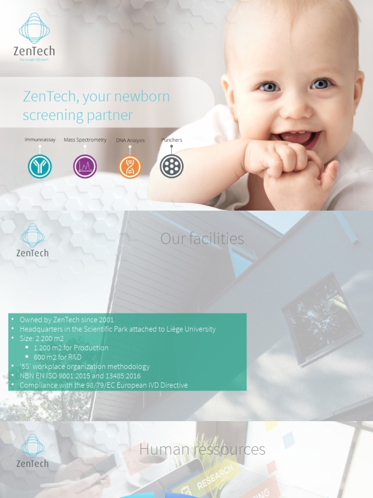 Materi ZenTech - Your Newborn Screening Partner | PDF