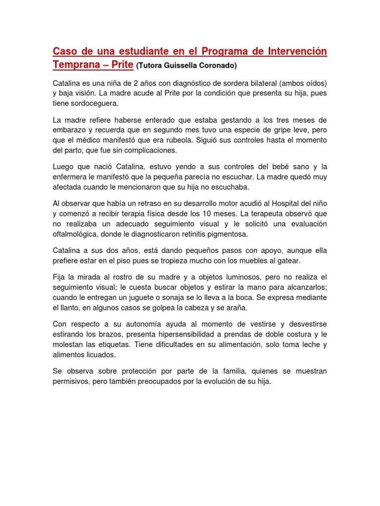 Casos | PDF | Educación primaria | Aprendizaje