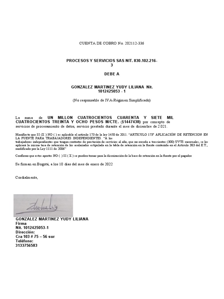 Yudy Gonzalez | PDF | Economias