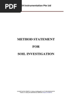Method Statement For Trial Holes | PDF | Geotechnical Engineering