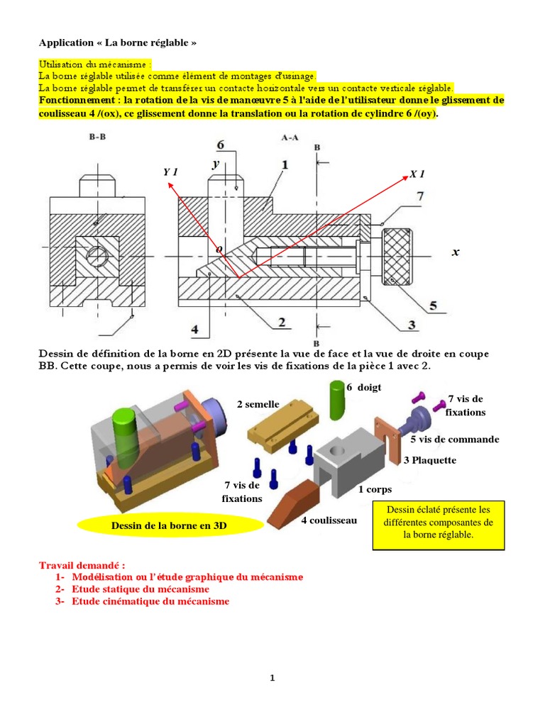 TD-La Borne Réglable | PDF