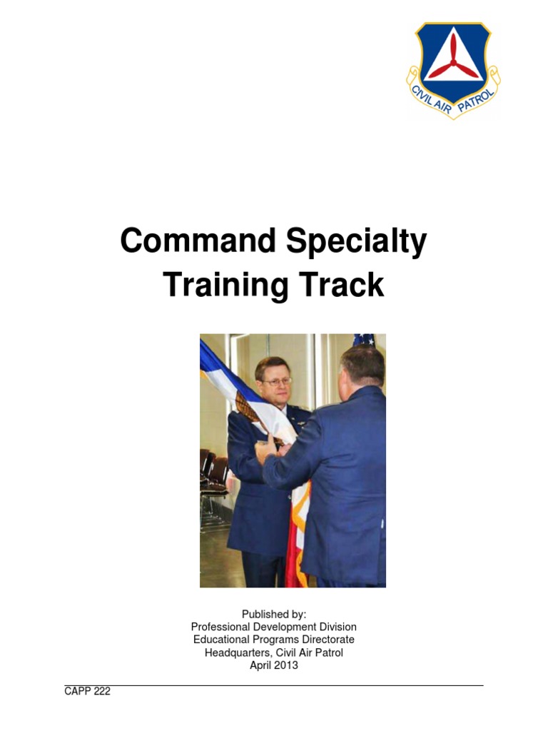 Command Specialty Training Track Guide | PDF | Military