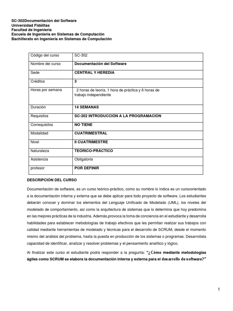 SC-302 - Documentacion Del Software-14 | PDF | Software | Aprendizaje