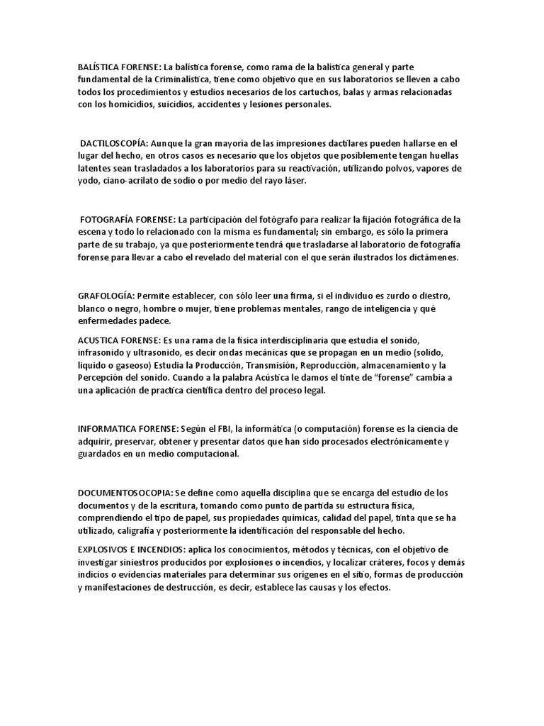 Documento | PDF | Ciencia forense | Science