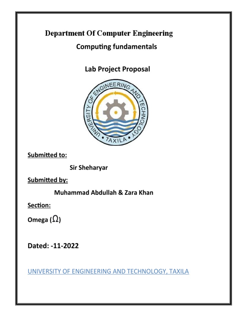 Lab Project Proposal | PDF