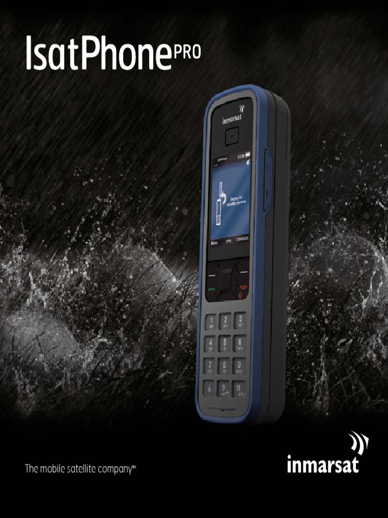 Inmarsat_IsatPhone_Pro_Brochure | PDF