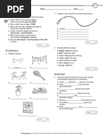 EC - A2 - Tests - Language Test 7A | PDF