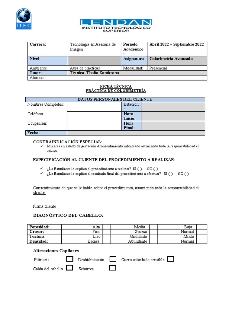 Práctica de Colorimetría Avanzada | PDF