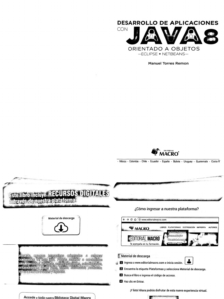 Desarrollo de Aplicaciones Con Java 8 | PDF